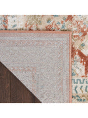 Nourison Thalia Rust Multicolor Vintage Indoor Area Rug | Homestitch