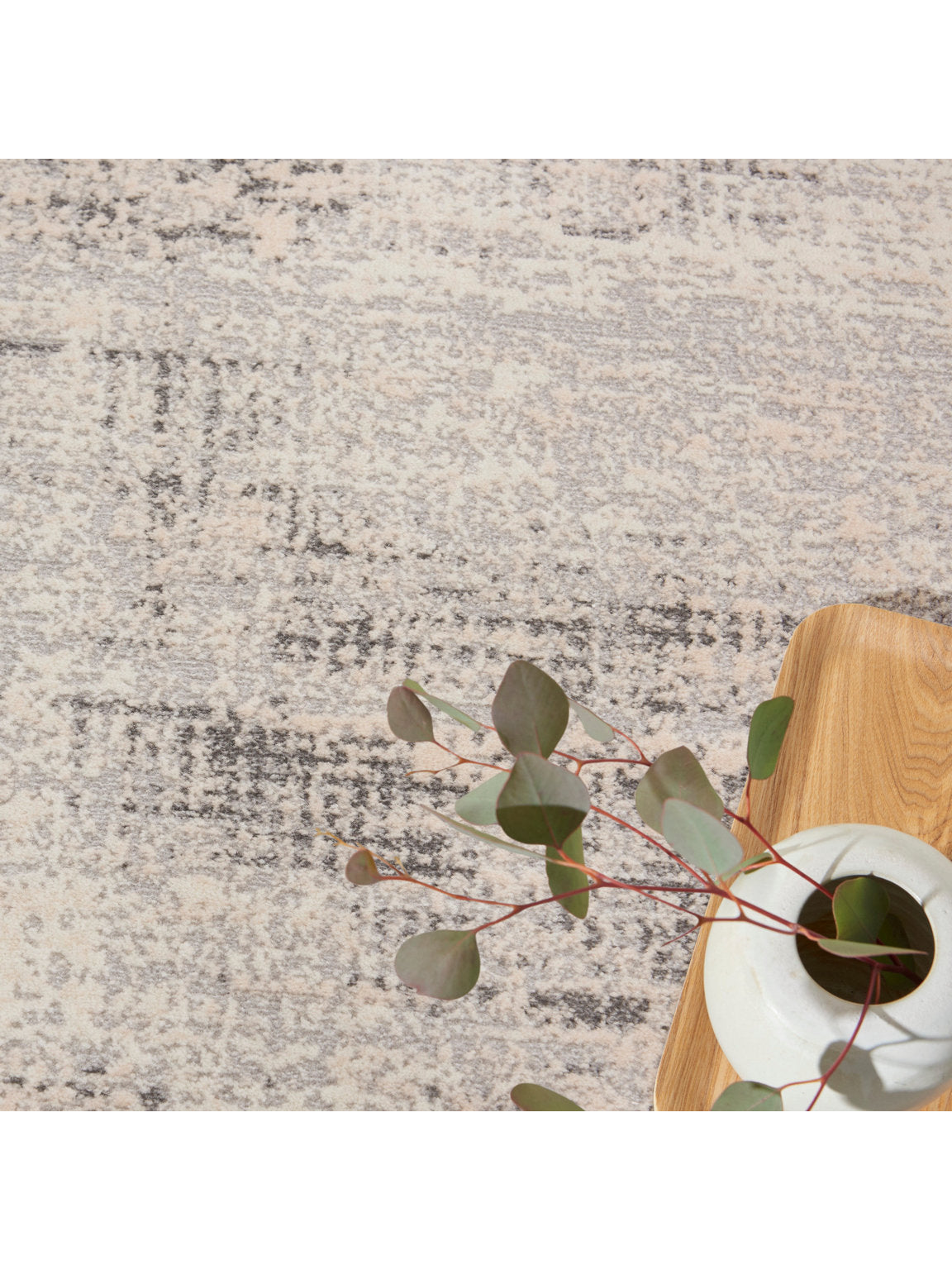 Calvin Klein Rush Ivory Beige Modern Indoor Area Rug | Homestitch