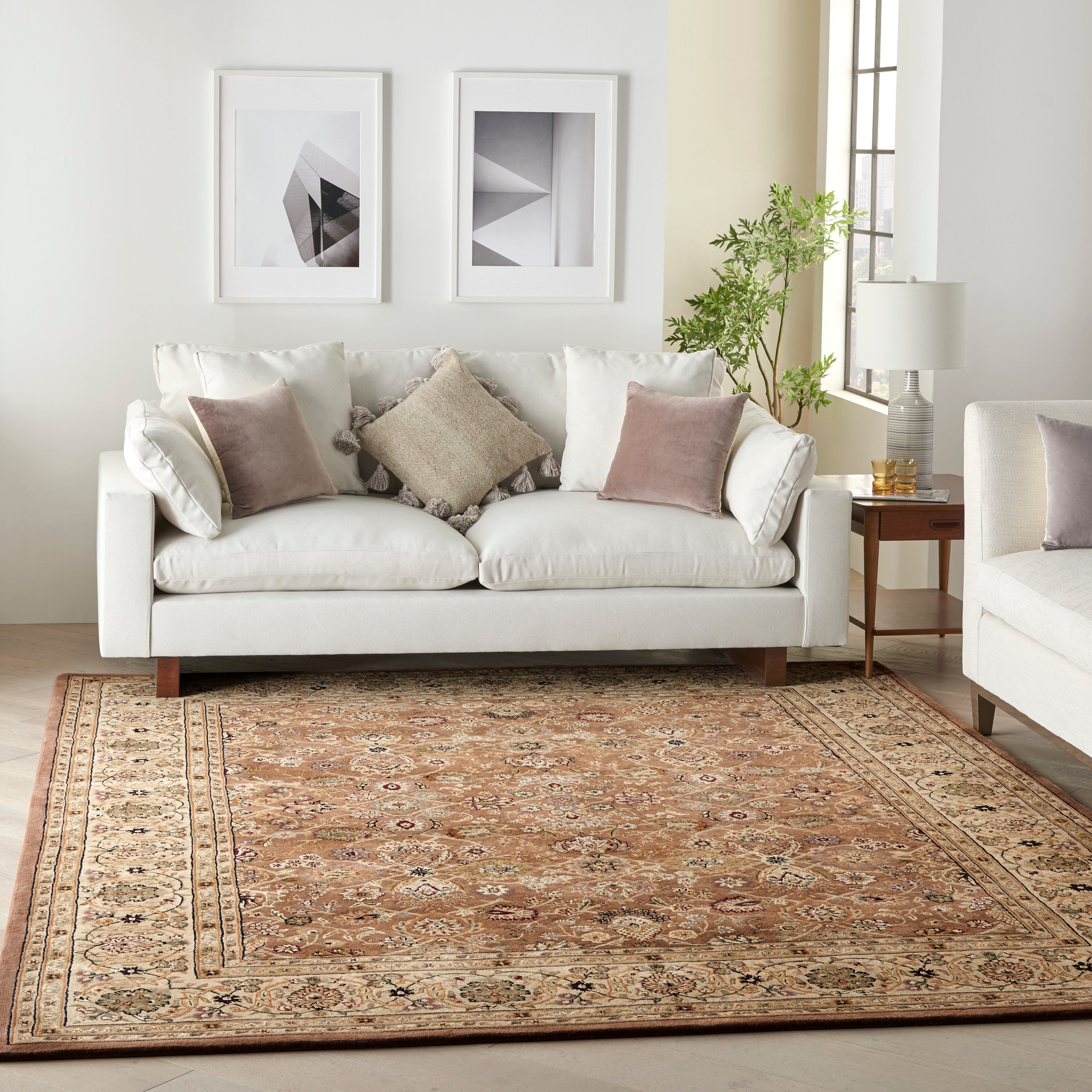 Nourison Nourison 2000 Mushroom Traditional Indoor Area Rug | Homestitch