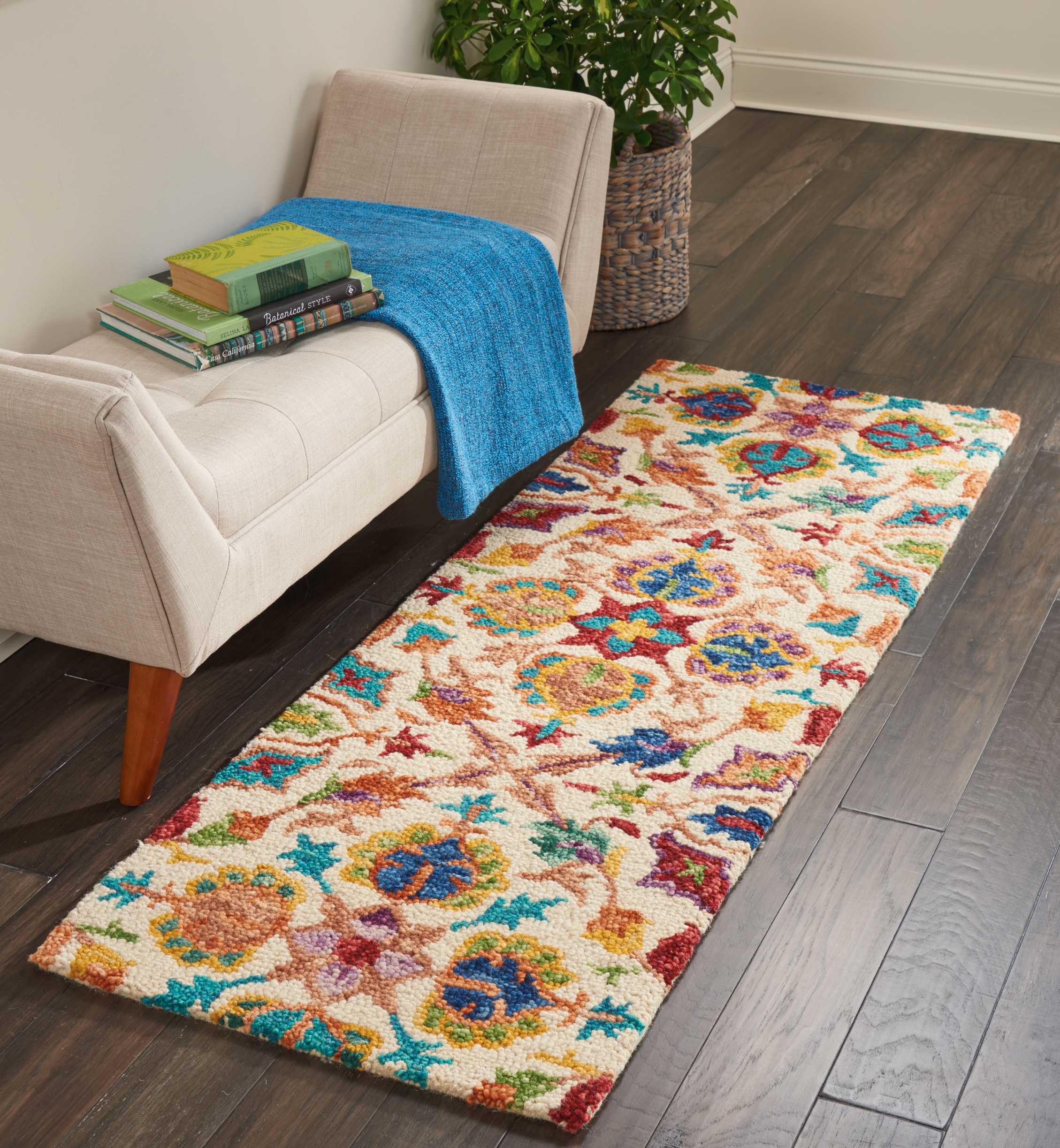 Nourison Vivid Ivory Bohemian Indoor Area Rug | Homestitch