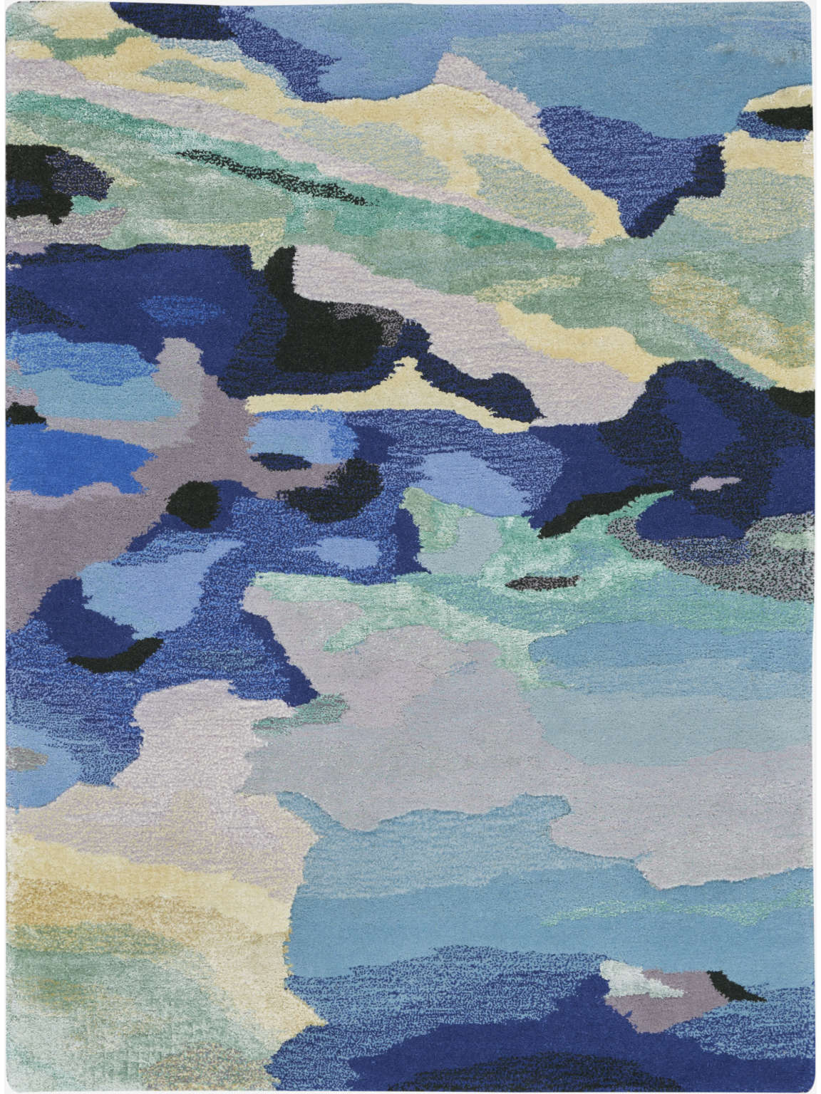 Prismatic Abstract Seaglass Area Rug – Homestitch